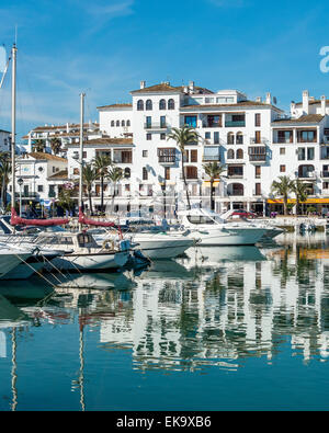 Marina Harbour Puerto de la Duquesa Spain Stock Photo - Alamy
