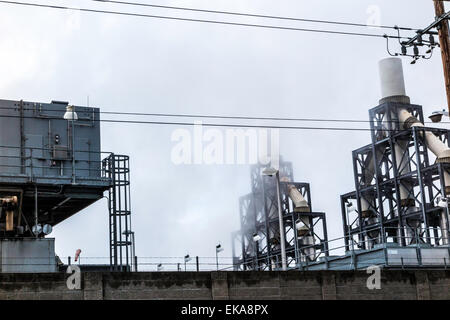 The Modesto Irrigation Districts Woodland power generation station in ...
