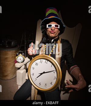 hip hop clock Stock Photo - Alamy