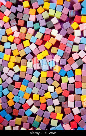 colorful square foam cubes texture Stock Photo - Alamy