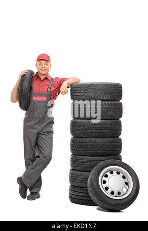 A man carry pile of tires on autobike in Ho Chi Minh City, Vietnam ...