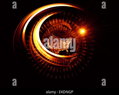 Earth Trails Abstraction Stock Photo - Alamy
