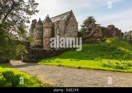 Rowallan castle, Kilmaurs, Kilmarnock, Ayrshire, Scotland, UK Stock ...