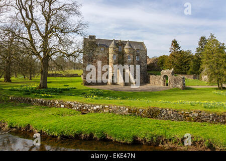 Rowallan castle, Kilmaurs, Kilmarnock, Ayrshire, Scotland, UK Stock ...