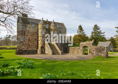 Rowallan castle, Kilmaurs, Kilmarnock, Ayrshire, Scotland, UK Stock ...