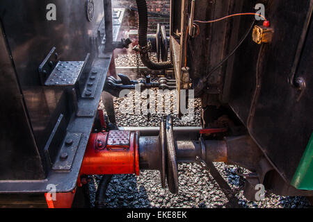 steam train buffers Stock Photo - Alamy