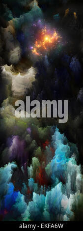 Fractal Garden series. Composition of colorful fractal patterns and ...