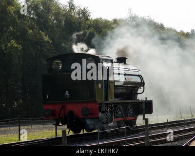 vintage steam locomotive Lord Phil at Peak Rail heritage steam railway ...