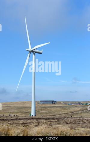 The visitor centre at Whitelee wind farm on Eaglesham Moor just south ...