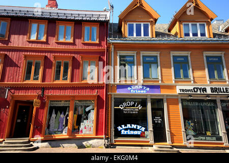 Storgata Street, Tromso City, Troms County, Norway, Scandinavia Stock ...