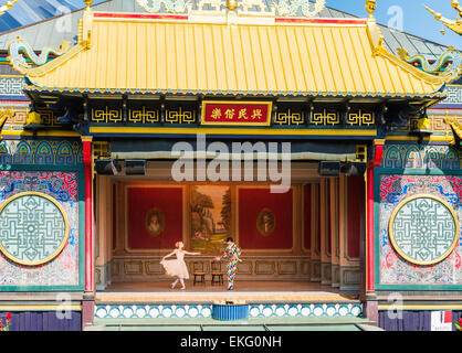Chinese-style Pantomime Theatre in Tivoli Gardens, Copenhagen, Denmark ...