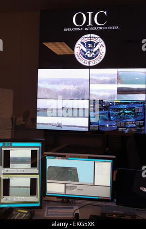 The CBP Operations Room in Detroit uses advanced technology, including ...