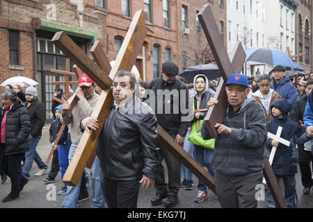 Stations Of The Cross procession in English, Spanish and Polish on Good ...