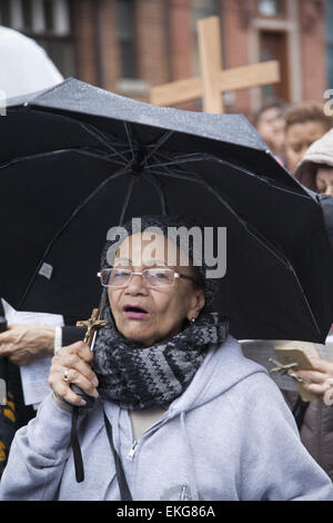 Stations Of The Cross procession in English, Spanish and Polish on Good ...