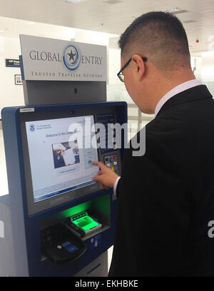 On April 18, 2013, an individual used a Global Entry kiosk at Miami ...