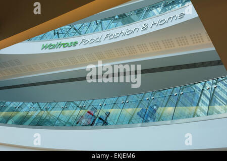 Waitrose food fashion and home store in London Canary Wharf Docklands ...