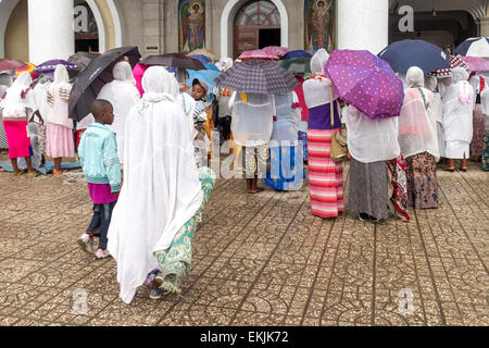 Addis Ababa, Ethiopia. 10th Apr, 2015. Devoted Ethiopian Orthodox ...
