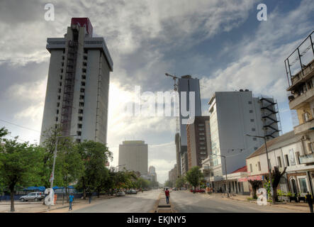Busy streets in Maputo, Mozambique Stock Photo - Alamy