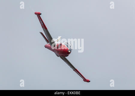 Aircraft Jet Provost RAF Red Pelicans display team 1965 Stock Photo - Alamy