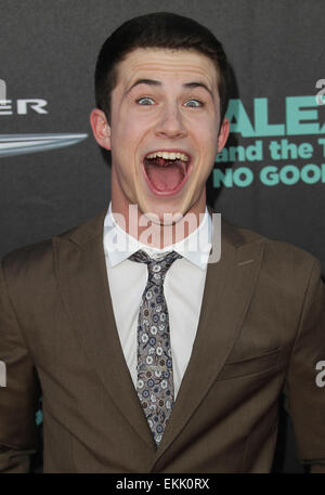 Dylan Minnette at the ALEXANDER AND THE TERRIBLE, HORRIBLE, NO GOOD, VERY BAD DAY Premiere at ...