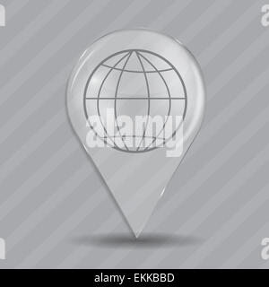 Browser Glossy Icon Vector Illustration Stock Photo - Alamy