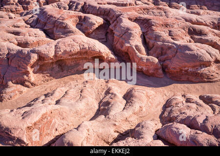 Soil showing signs of heavy erosion with deep furrows Stock Photo - Alamy