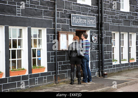 The Plockton Hotel. This is in the fishing village of Plockton, the ...