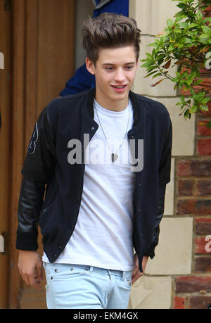 X Factor finalists at the X Factor house Featuring: Charlie George ...