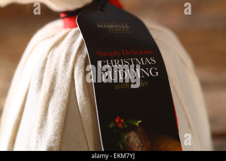 waitrose christmas pudding Stock Photo - Alamy