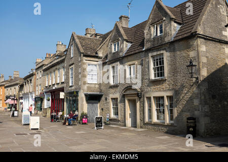 Shops in Corsham High Street Corsham Wiltshire, England UK Stock Photo ...