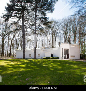 Belgium, Antwerp, Middelheim pavilion designed by Renaat Braem Stock ...