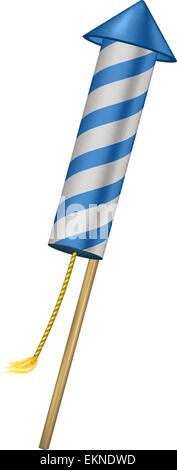 Firework rocket exploding with burning wick icon outline style for any ...