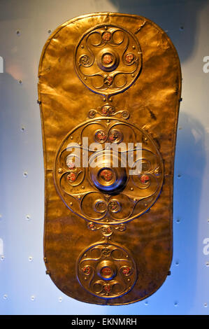 Bronze caetra shield. Iron Age. Ancient Celtiberian culture. 5th-early 6th centuries BC ...