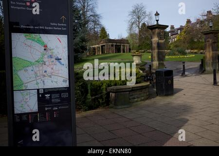 Harrogate street map Stock Photo - Alamy