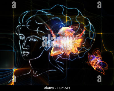 Glow of Inner Thoughts Stock Photo - Alamy