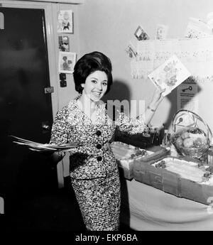 Actress and singer Susan Maughan in happy mood after she was chosen to ...