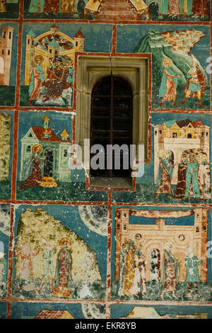Arbore church, one of the six painted churches in northern Moldavia ...