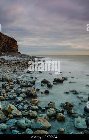 Wales Coast Path, Rhoose, Vale of Glamorgan, South Wales, UK Stock ...