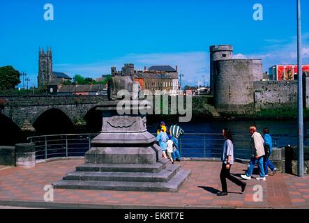 The Treaty Stone, Limerick City, Co Limerick, Ireland, Site Of The ...