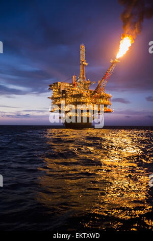 Flame coming off perdido oil rig in gulf of mexico;Corpus christi texas ...