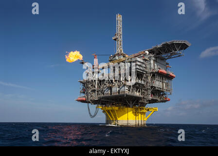 Flame coming off perdido oil rig in gulf of mexico;Corpus christi texas ...
