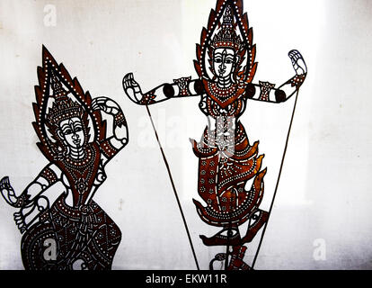 A traditional leather shadow puppet show in Siem Reap, Cambodia Stock ...