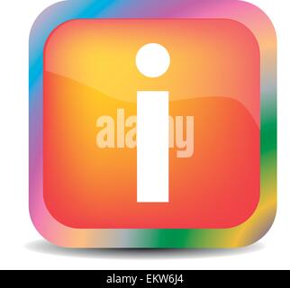 Information button. Button for information Stock Vector Image & Art - Alamy