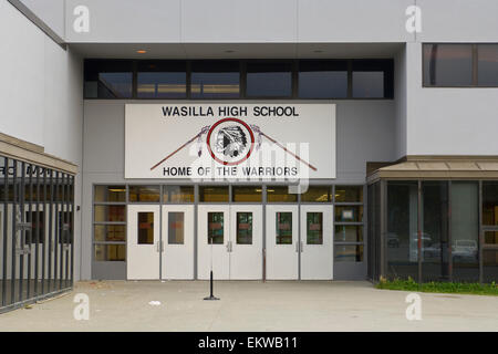 Wasilla High School, Wasilla, Alaska, USA Stock Photo: 19364573 - Alamy