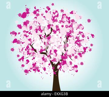 beautiful tree design background Stock Vector Image & Art - Alamy