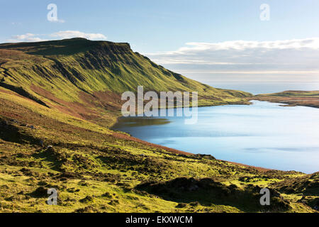 View of Loch Mor, with Moonen Bay in the distance, on the way to the ...