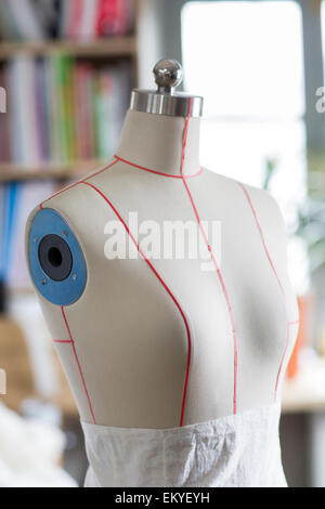 Dressmakers with mannequin and pattern Stock Photo - Alamy