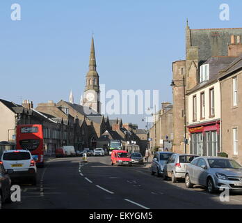 Forfar street scene Scotland April 2015 Stock Photo - Alamy