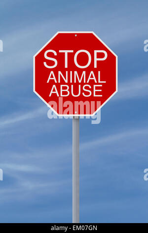Stop Animal Abuse Stock Photo - Alamy