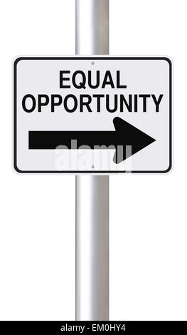 Street Sign the Direction Way to EQUAL OPPORTUNITY Stock Photo - Alamy